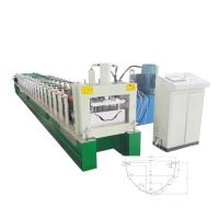 China Automatic Gutter Roll Forming Machine / Gutter Making Machine For Waterproof Construction for sale