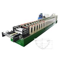 China Durable 45 Steel Rollers Gutter Forming Machine High Speed for sale