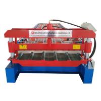 China Full Automatic Iron Roofing Sheet Roll Forming Machine , Cold Roofing Rolling Machine for sale