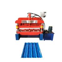 China CE Hydraulic Tile Making Machine Glazed Tile Forming Machine With 11 Rollers for sale