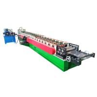 China Durable 45 Steel Rollers Gutter Forming Machine High Speed for sale