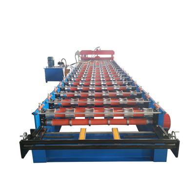 China Doppelschicht gewölbtes 5.5kw die Blatt-Rolle überdachend, die Maschine bildet zu verkaufen