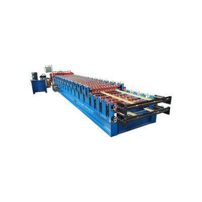China Gi 1000mm Width 4kw Roof Sheet Rolling Machine for sale