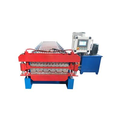 China Gi 1000mm Width 4kw Roof Sheet Rolling Machine for sale