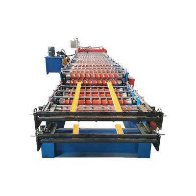 China Gi 1000mm Width 4kw Roof Sheet Rolling Machine for sale