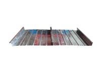 China Galvanized Steel Floor Tile Decking Roofing Roll Forming Machine PLC Control for sale