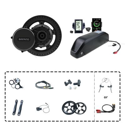 Cina Bafang BBS02 36V 250W 350W 500W Mid Series Two Drive Motor with Battery Electric Bike Conversion Kit in vendita