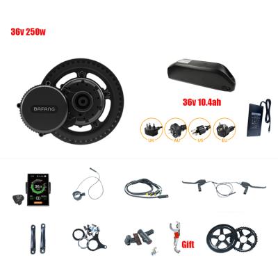 Cina Ebike/e bike/electric bicycle/electric bicycle/mountain bike C18 display ebike conversion kit with 10.4ah battery 36v 250w bafang ebike kit electric bike motor in vendita