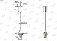 China Chrome Plating LED Panel Suspension Kit For Creative Lighting Designs for sale