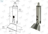 China Adjustable Brass Cable Gripper Nickel Plating And Moveable Jointed Foot for sale