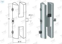 China Silver Cable Hanging System Double Sided Clamp Brass Material Panel Clamps for sale