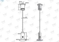 China Adjustable Cable Hangers / Suspended Lighting Systems For Various Flat Surface for sale