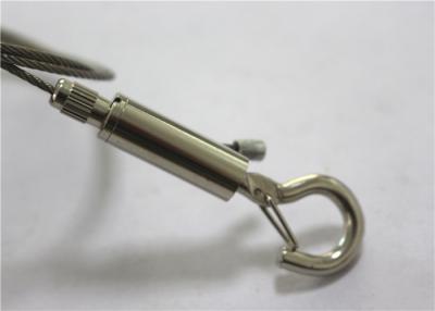 China Lighting Products Aircraft Cable Fixture Hangers Self - Gripping Hook Safety Lock for sale