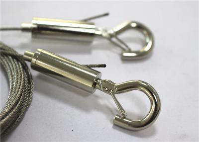 中国 1.0 - 1.5mmの鋼線のためのニッケルの終わり色の航空機ケーブルの懸垂装置 販売のため