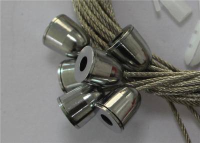 Cina Materiale d'ottone d'attaccatura del sistema del cavo cromato del soffitto per la sospensione leggera in vendita