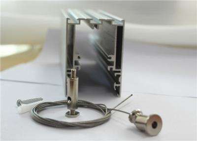 China Quick Installation LED Panel Light Suspension Kit For Aluminium Profiles for sale