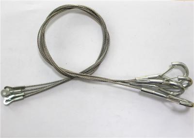 Cina Imbracature d'attaccatura del cavo metallico dell'acciaio inossidabile del sistema dell'alta baia con colore dello zinco del gancio in vendita
