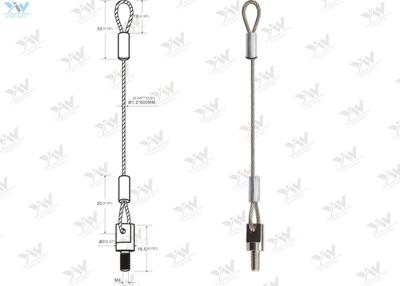 China M4 Stud Single Leg Sling 304 Stainless Steel Safe Rope Swaged Steel Eye for sale
