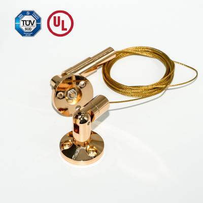 Cina Commercio all'ingrosso Kit di appesi per cartelloni in ottone con rivestimento in oro in vendita