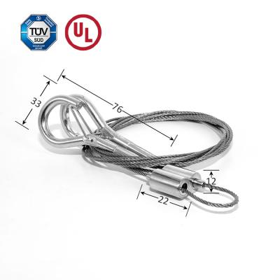 Cina Cable di sicurezza High Bay Light Suspension Kit di sistema di sospensione in vendita