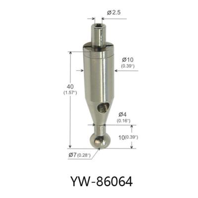 Cina Il filo femminile M6*1 nichela gli accessori d'acciaio di superficie YW86060 della pinza di presa del cavo in vendita