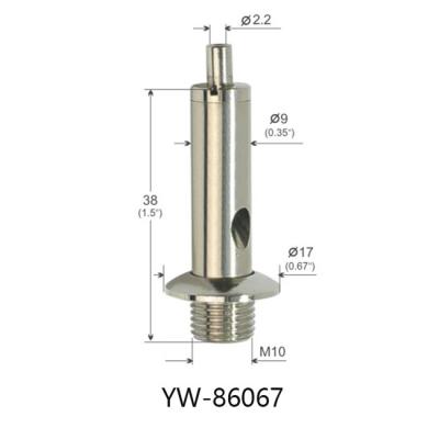 Cina Pinze di presa regolabili d'ottone del cavo degli aerei dell'uscita laterale con la sfera d'acciaio rotonda YW86063 in vendita