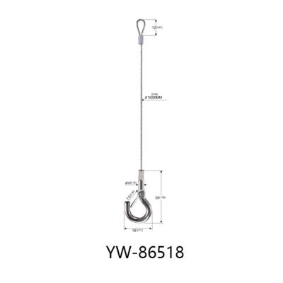 Cina Imbracatura del cavo metallico della lampada della fase con il gancio improvviso YW86515 in vendita