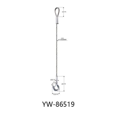 Cina Imbracatura del cavo metallico della lampada della fase con il gancio improvviso YW86515 in vendita