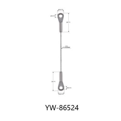 Cina Doppio cavo metallico d'ottone lungo di acciaio inossidabile degli occhielli per la luce Downlight YW86524 della fase in vendita