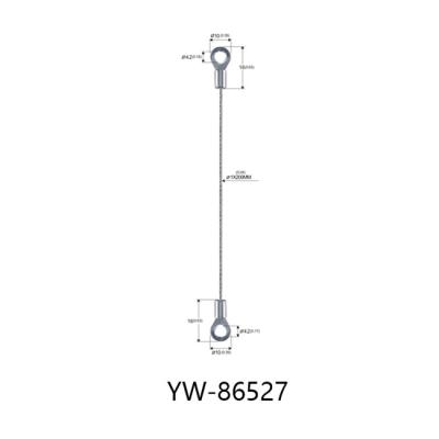 Cina Doppio cavo metallico d'ottone lungo di acciaio inossidabile degli occhielli per la luce Downlight YW86524 della fase in vendita