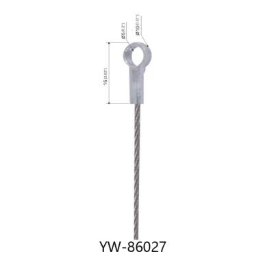 China Van de de Kabelkabel van de roestvrij staaldraad de Terminalscomponenten YW86026 van Swaged Te koop