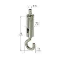 China None Safety Spring lock cable gripper Hook For Acoustic Panel YW86123 for sale