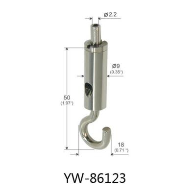 Cina Nessuno gancio della pinza di presa del cavo della serratura di primavera di sicurezza per il pannello acustico YW86123 in vendita