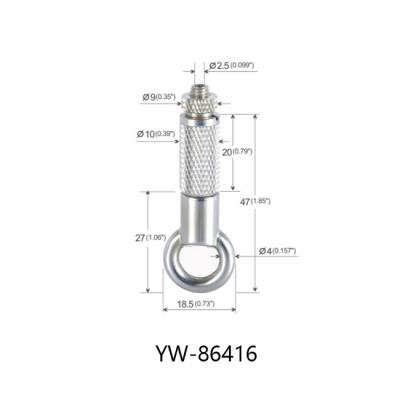 중국 장나사와 황동 재질 항공기용 케이블 그리퍼가 10x36mm YW86413에 적합합니다 판매용