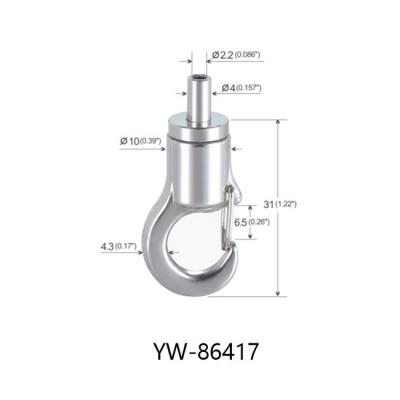 China Prendedores materiais do fio do aperto de Brass+Iron para o cabo de aço inoxidável YW86416 à venda