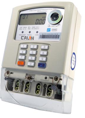 China 1 Phase Prepaid Electricity Meters Split Type Class 1s Accuracy for sale