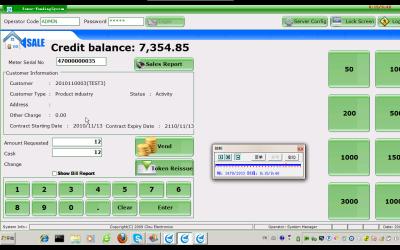 China Utility prepayment  electricity vending system vending management user - friendly language independent for sale