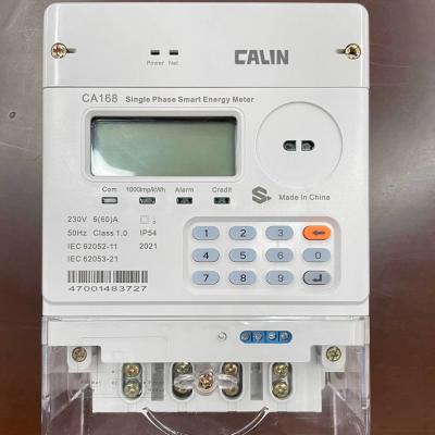 Cina Metri elettrici prepagati leggeri da 50 Hz/60 Hz per un'installazione senza problemi in vendita