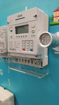 China STS Prepaid Three Phase Power Meters 20 Digits Token Low Credit Warning Tamper Protection for Africa for sale