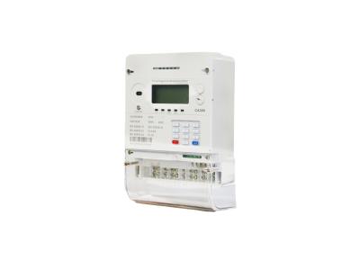 China 4G GPRS three phase prepayment energy meter with split keypad, DLMS certificated for sale