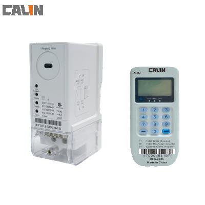China Transparent Din Rail Mounted Kwh Meter 800g Single Phase Electric Meter for sale
