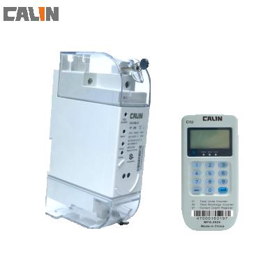 China el montaje Sts del carril del dinar de 35m m pagó por adelantado el contador del agua Polycarnonate estable ULTRAVIOLETA en venta