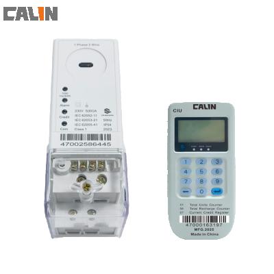 China 20 el IEC del CE  del dígito pagó por adelantado los metros de la electricidad con el enchufe en módem en venta