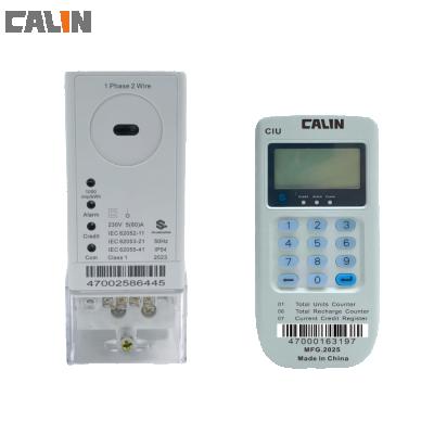 중국 플러그인 모뎀과 20 디지트 CE  IEC 선불한 전기 계량기 판매용