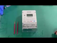 GPRS-1P Smart Electric Meter IP 54 Rated Wireless Electricity Meter para fácil implantação e manutenção O medidor pré-pago CA168-J STS