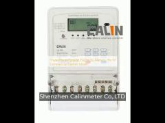 Vooruitbetaalde Elektriciteitsmeters in drie stadia, Plc Rf Commerciële Elektrische Meter