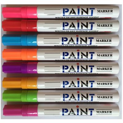 China Private Label Custom Package Oil Based Paint Marker Pen Aluminum Barrel for sale