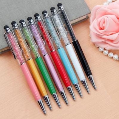 China Gift promotionMetal pen,unique Metal crystal ballpoint pen with Stylus for sale