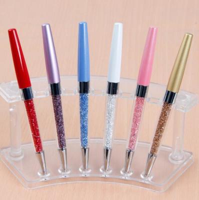 China manufacture wholesales custom logo advertising promotional metal crystal pen for sale
