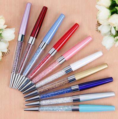 China The New Diamond Metal Ball Pen Advertising High-grade Crystal Gift Metal Pen for sale